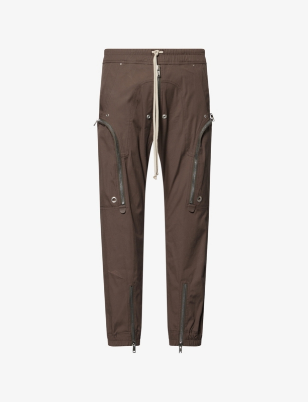 RICK OWENS - Heizer Belas Wide-Leg Cotton Trousers | Selfridges.com