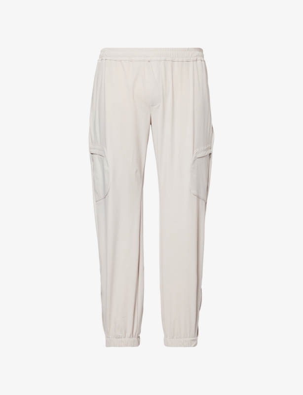ELEVENTY - Drawstring Tapered-Leg Stretch-Cotton Trousers | Selfridges.com
