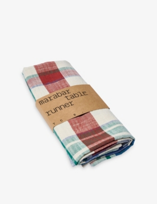 THE CONRAN SHOP - Marabar Checked Cotton Table Runner | Selfridges.com