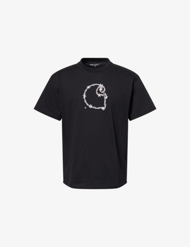 CARHARTT WIP - Script Logo Text-Print Cotton T-Shirt | Selfridges.com