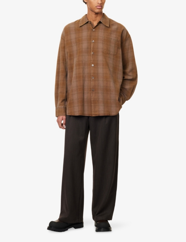 OUR LEGACY - Striped Relaxed-Fit Cotton And Cupro Shirt | Selfridges.com