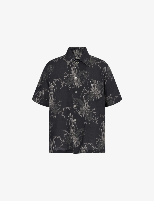 OUR LEGACY - Paisly-Print Cotton And Linen Shirt | Selfridges.com