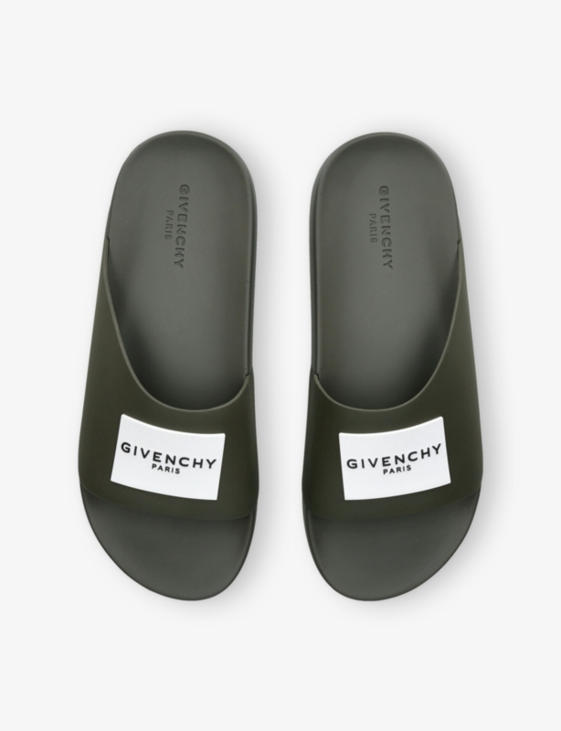 GIVENCHY - Label Rubber Slides | Selfridges.com