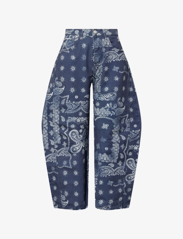 FREE PEOPLE - Truro Wide-Leg Denim Jeans | Selfridges.com