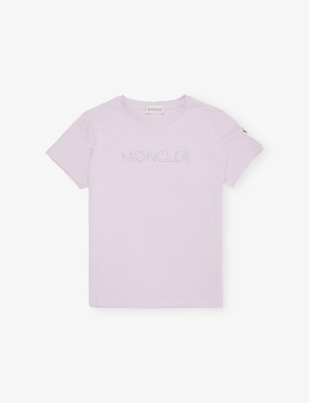 MONCLER - Logo-Embroidered Cotton T-Shirt 4-10 Years | Selfridges.com