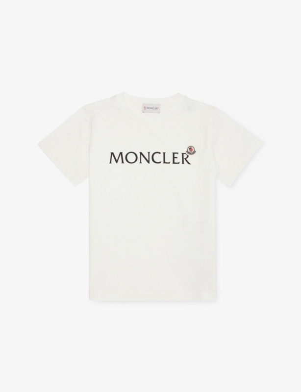 MONCLER - Logo-Print Cotton T-Shirt 4-10 Years | Selfridges.com