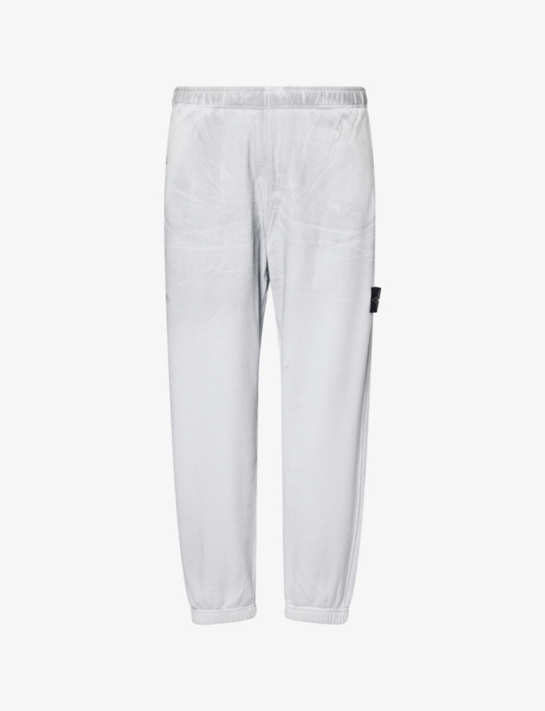 STONE ISLAND - Badge Crewneck Cotton-Jersey Sweatshirt | Selfridges.com