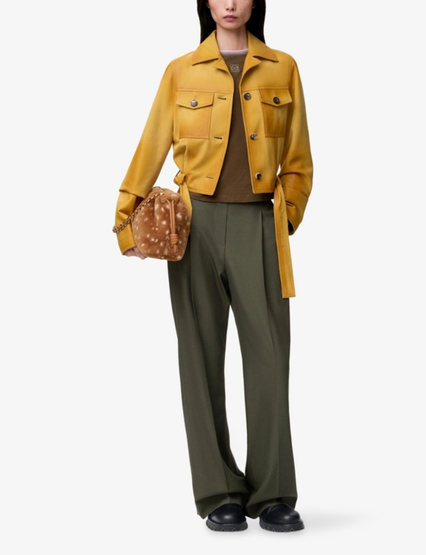 LOEWE - Colour-Block Slim-Fit Stretch Cotton-Blend T-Shirt | Selfridges.com