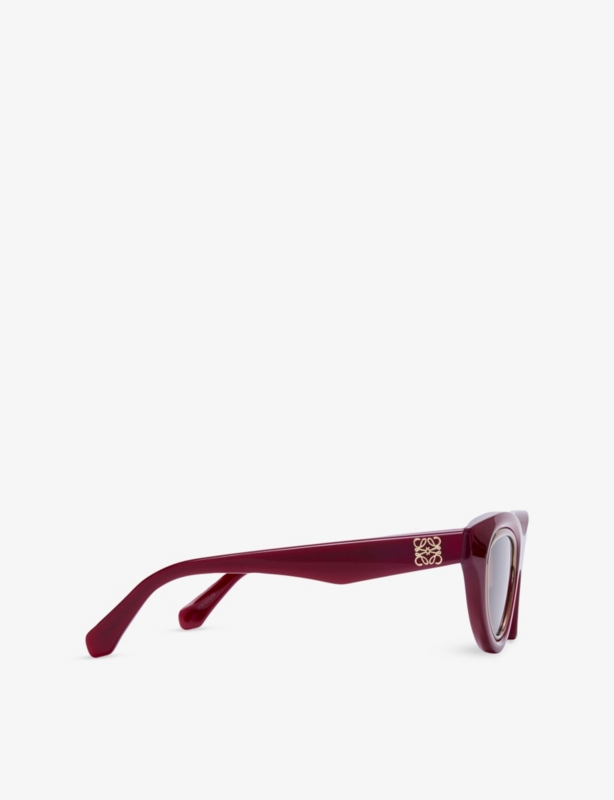 LOEWE - Cat Eye Mini Anagram Acetate Sunglasses | Selfridges.com