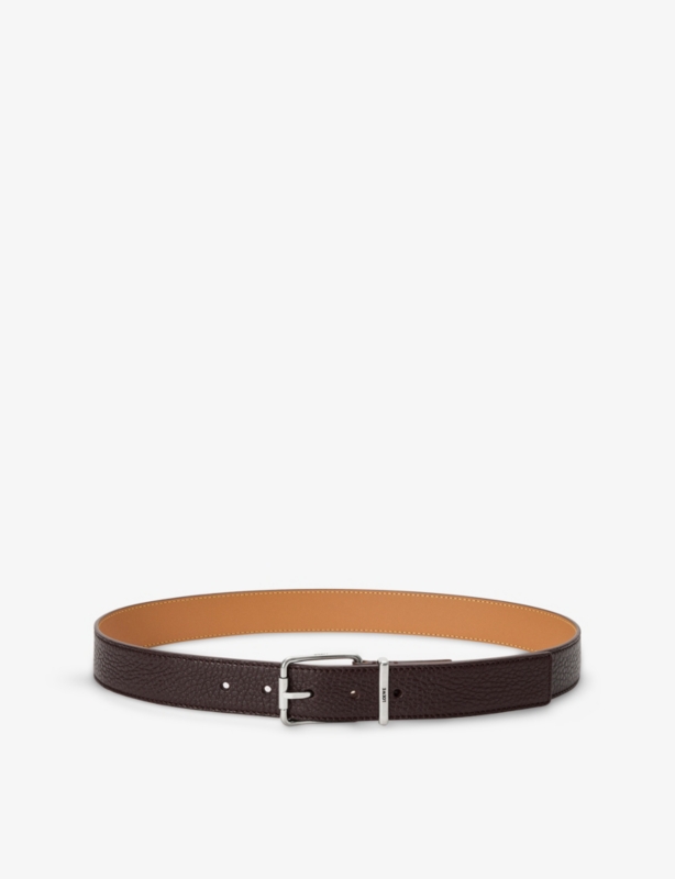 LOEWE - Anagram Bombée Leather Belt | Selfridges.com