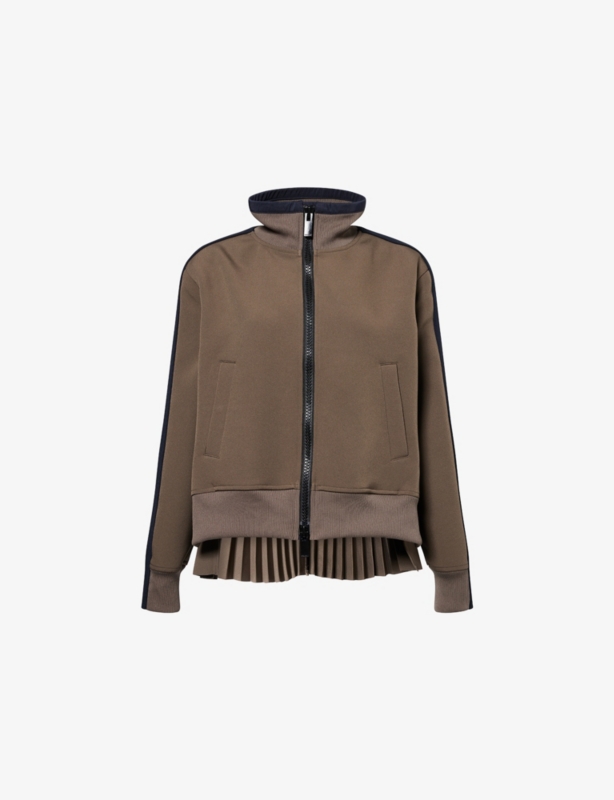 SACAI - Cropped Pleated Woven Shirt | Selfridges.com