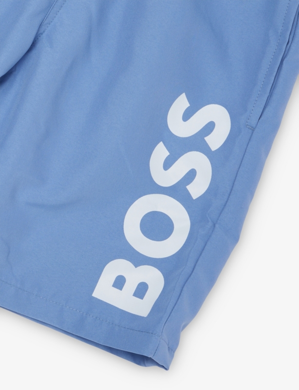BOSS - Brand-Print Regular-Fit Swim Shorts 4-12 Years | Selfridges.com