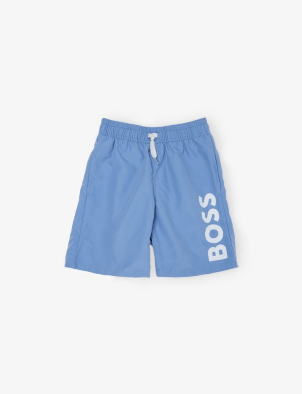 BOSS - Brand-Print Regular-Fit Swim Shorts 4-12 Years | Selfridges.com