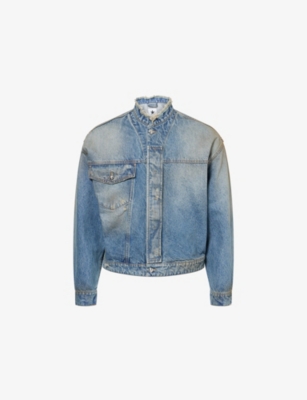 TRAPSTAR REDLINE - Back-Pocket Cotton Denim Jacket | Selfridges.com