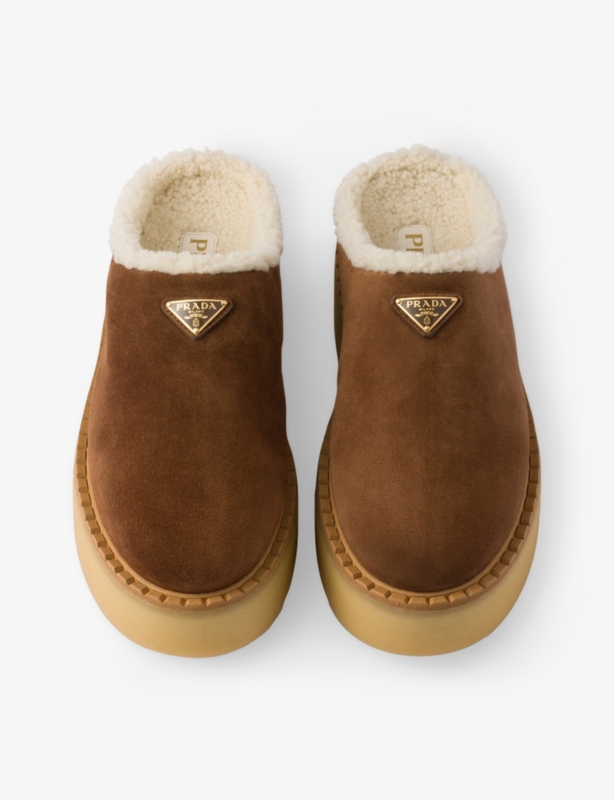 PRADA - Logo-Plaque Suede Ankle Boots | Selfridges.com