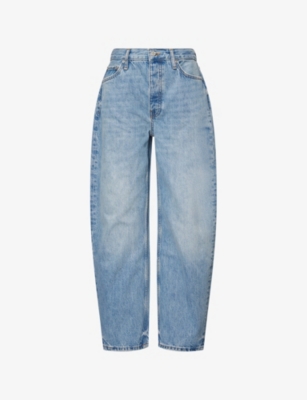 ANINE BING - Fritz Barrel-Leg Denim Jeans | Selfridges.com