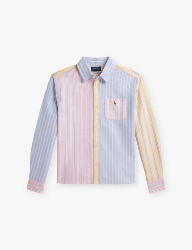 POLO RALPH LAUREN - Stripe Oxford Cotton Shorts 7-14 Years | Selfridges.com