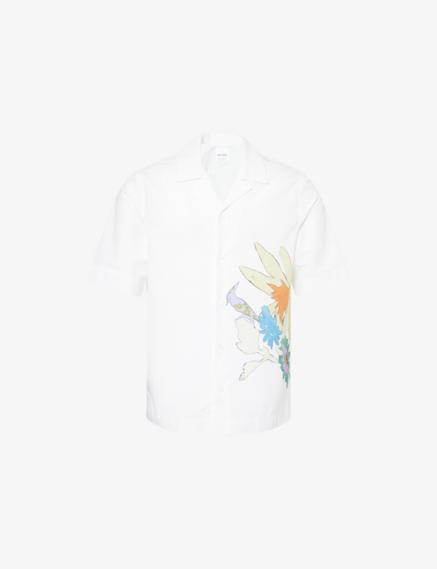PAUL SMITH - Check-Print Short-Sleeves Cotton-Knit Shirt | Selfridges.com