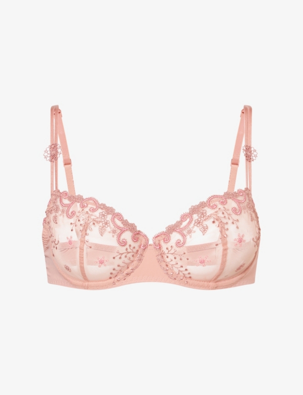 SIMONE PERELE - Delice Embroidered Stretch-Woven Thong | Selfridges.com