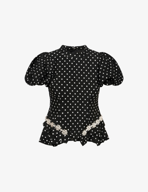 SISTER JANE - Scene Spot Embellished Woven Trousers | Selfridges.com