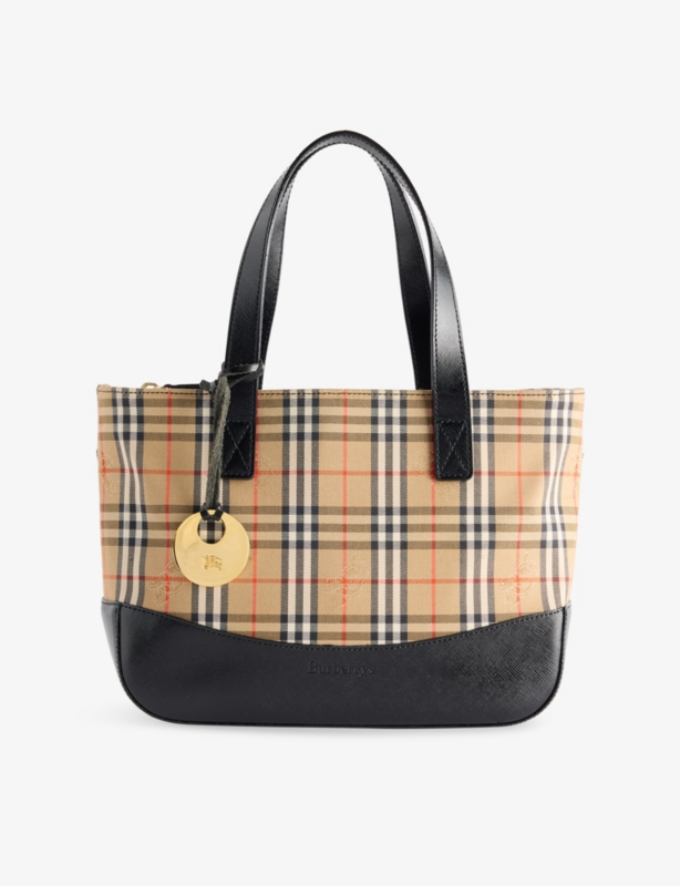 RESELFRIDGES - Pre-Loved Celine Macadam Coated Canvas Cross Body Bag ...