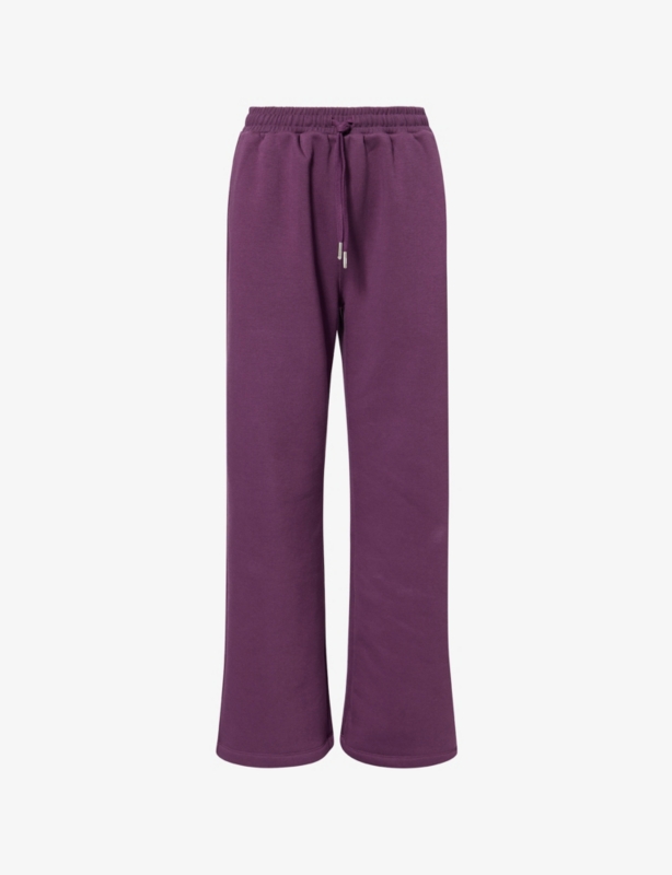 BO+TEE - Brand-Embroidery Wide-Leg Cotton-Blend Jogging Bottoms ...