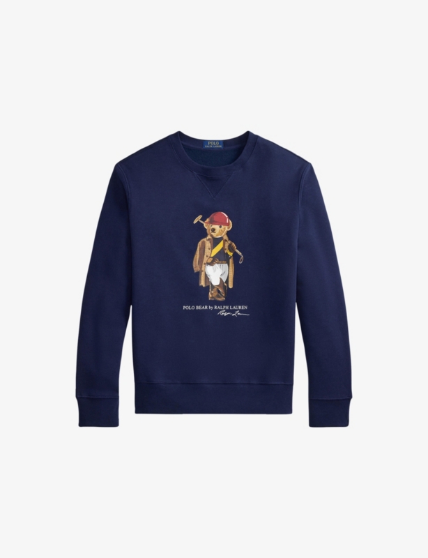POLO RALPH LAUREN - Custom Bear-Print Cotton-Jersey Hoody | Selfridges.com