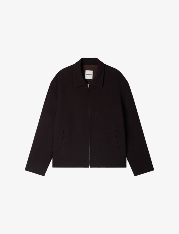 SANDRO - Regular-Fit Zip-Up Suede Jacket | Selfridges.com