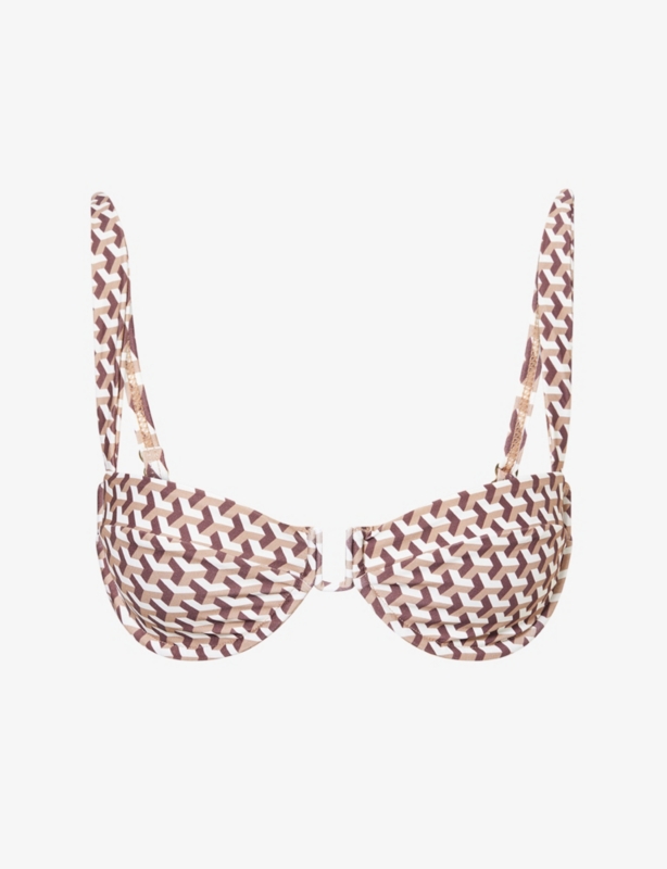 MONDAY - Marseille Geometric-Print Bikini Bottoms | Selfridges.com