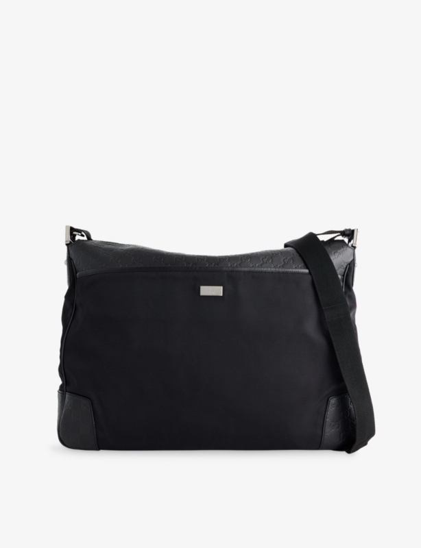 RESELFRIDGES - Pre-loved Gucci GG Canvas Boat Shoulder Bag | Selfridges.com