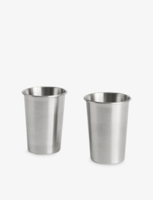 HAY - Outdoor Market Set of Two Stainless-Steel Cups | Selfridges.com