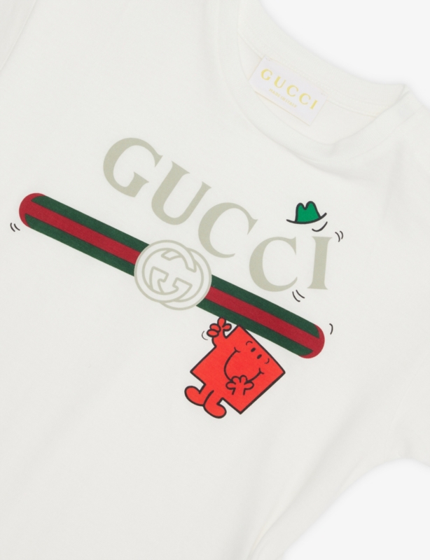 GUCCI - Logo-Print Short-Sleeve Cotton T-Shirt 6-36 Months | Selfridges.com