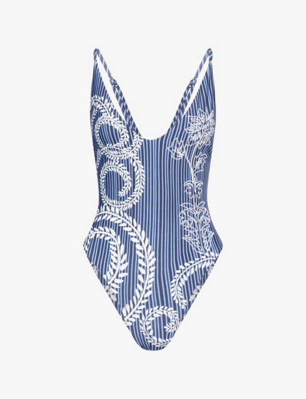 AGUA BENDITA - Elsa Aura Floral-Print Bikini Bottoms | Selfridges.com