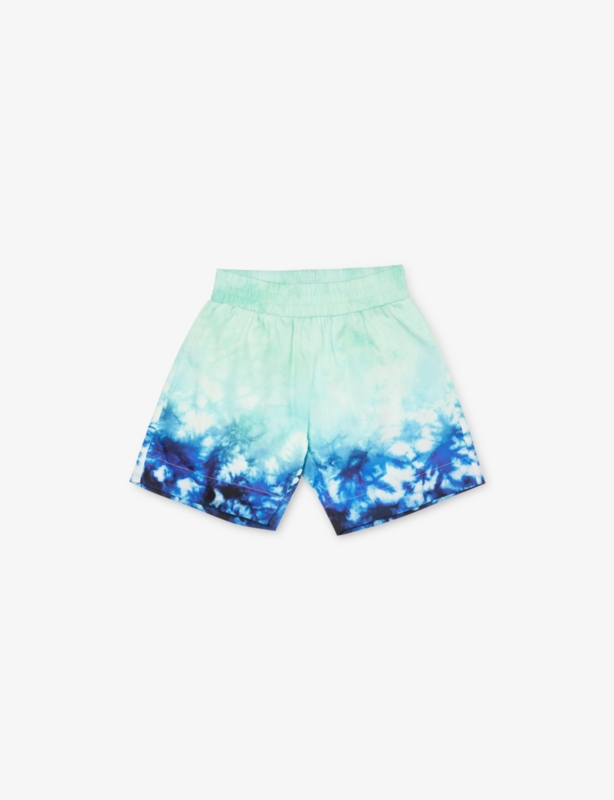 CASABLANCA - Gradient Wave Crochet-Knit Cotton Shorts 3-14 Years ...