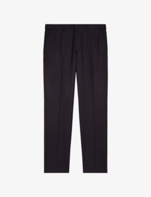 THE KOOPLES - Pinstriped Straight-Leg Wool Trousers | Selfridges.com