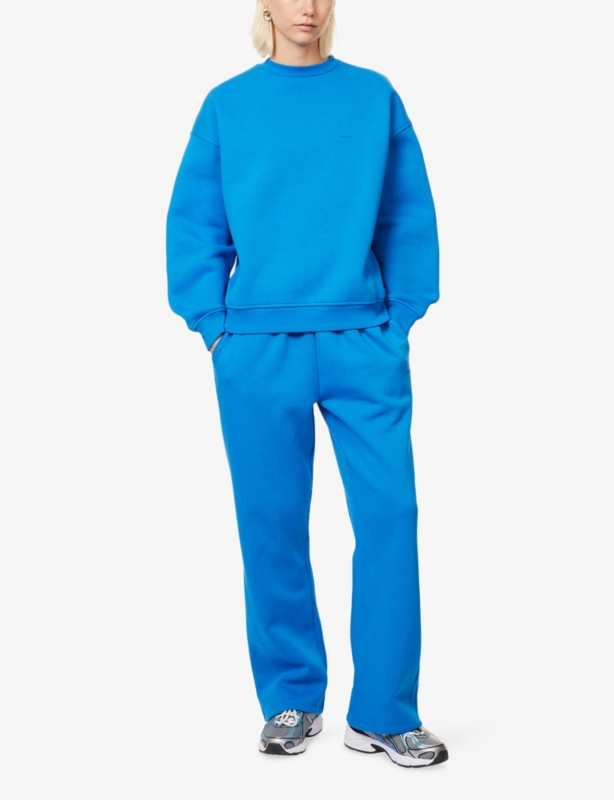 SISTERS & SEEKERS - Star Wide-Leg Cotton-Blend Jogging Bottoms ...