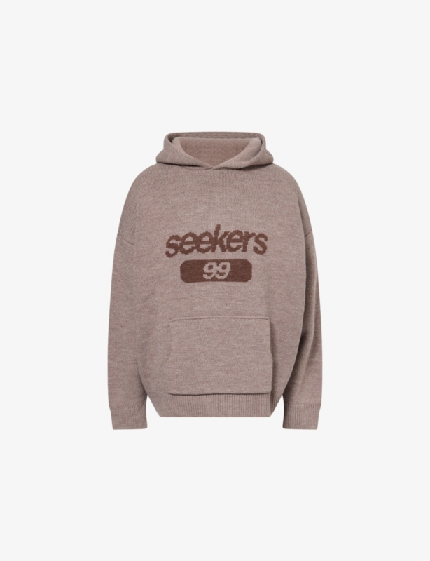 SISTERS & SEEKERS - SKR Relaxed-Fit Cotton-Blend Hoodie | Selfridges.com