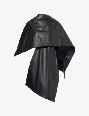 NOUR HAMMOUR - Edra Leather Cape | Selfridges.com