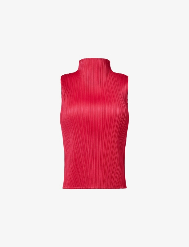 PLEATS PLEASE ISSEY MIYAKE - Harmony Graphic-Pattern Knit Midi Dress ...