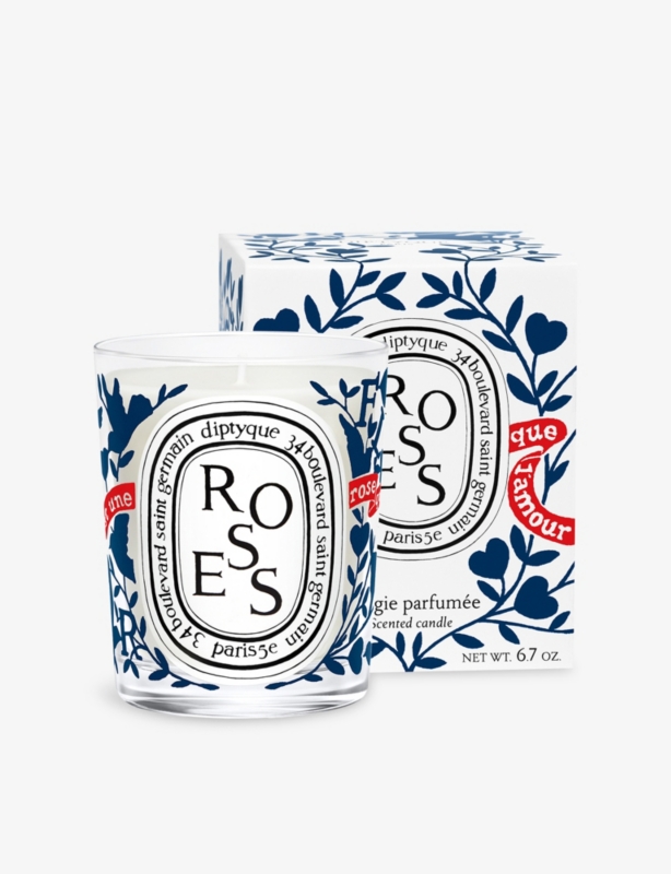 DIPTYQUE - Valentine's Roses Large Scented Candle 600g | Selfridges.com