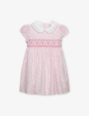 TROTTERS - Catherine Floral Smocked Cotton Dress 2-11 Years ...