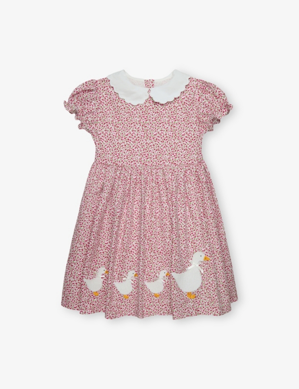 TROTTERS - Ditsy Cherry Duck Cotton Dress 2-11 Years | Selfridges.com