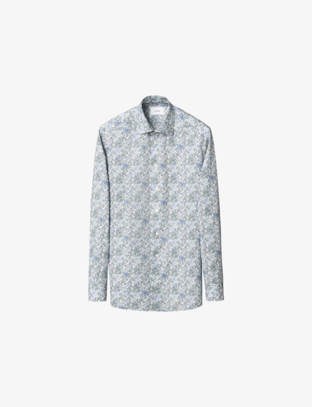 ETON - Signature Twill Striped Slim-Fit Cotton Shirt | Selfridges.com