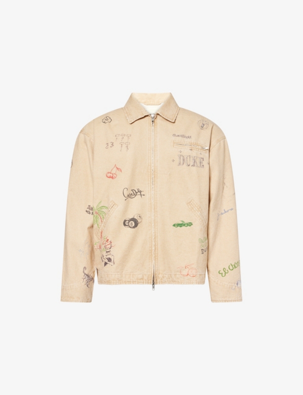 DUKE & DEXTER - DR1 Helmet Washed Cotton-Jersey Hoodie | Selfridges.com