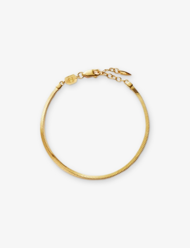 MISSOMA - Ridge Heart Charm 18ct Gold Vermeil Plated 925 Sterling ...