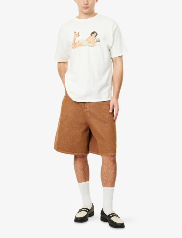DUKE & DEXTER - Pin Up Short-Sleeves Cotton-Jersey T-Shirt | Selfridges.com