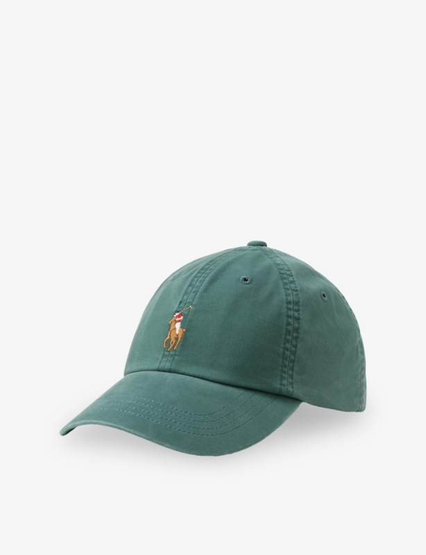 POLO RALPH LAUREN - Pony Logo-Embroidered Cotton Baseball Cap ...