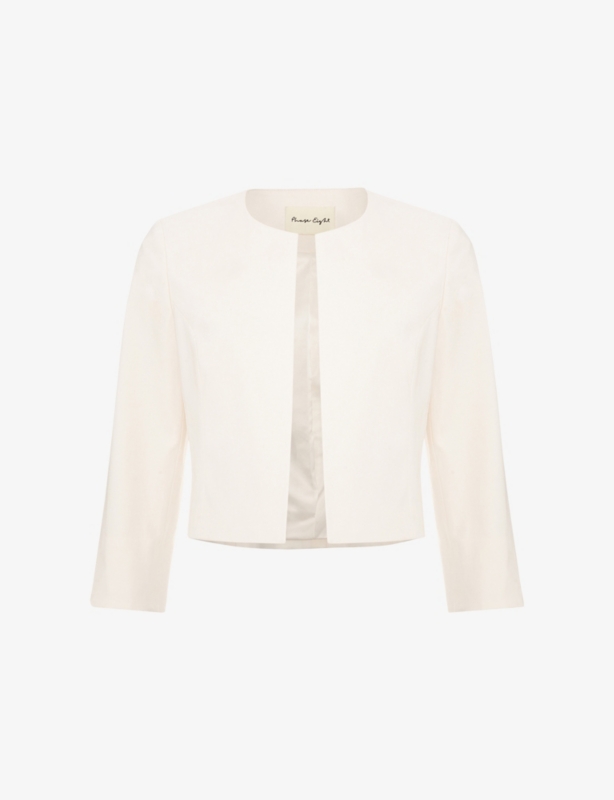 PHASE EIGHT - Elizabeth Round-Neck Stretch-Woven Jacket | Selfridges.com
