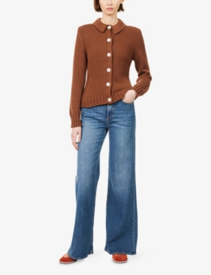ME AND EM: Wide Kick-Flare Denim Jeans