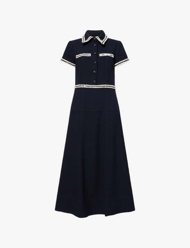 ME AND EM - Side-Stripe Wide-Leg Stretch-Jersey Jogging Bottoms ...